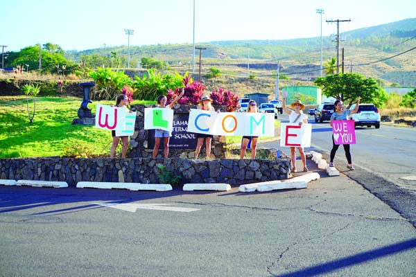 Students get a warm welcome as Lahaina Intermediate reopens | News ...